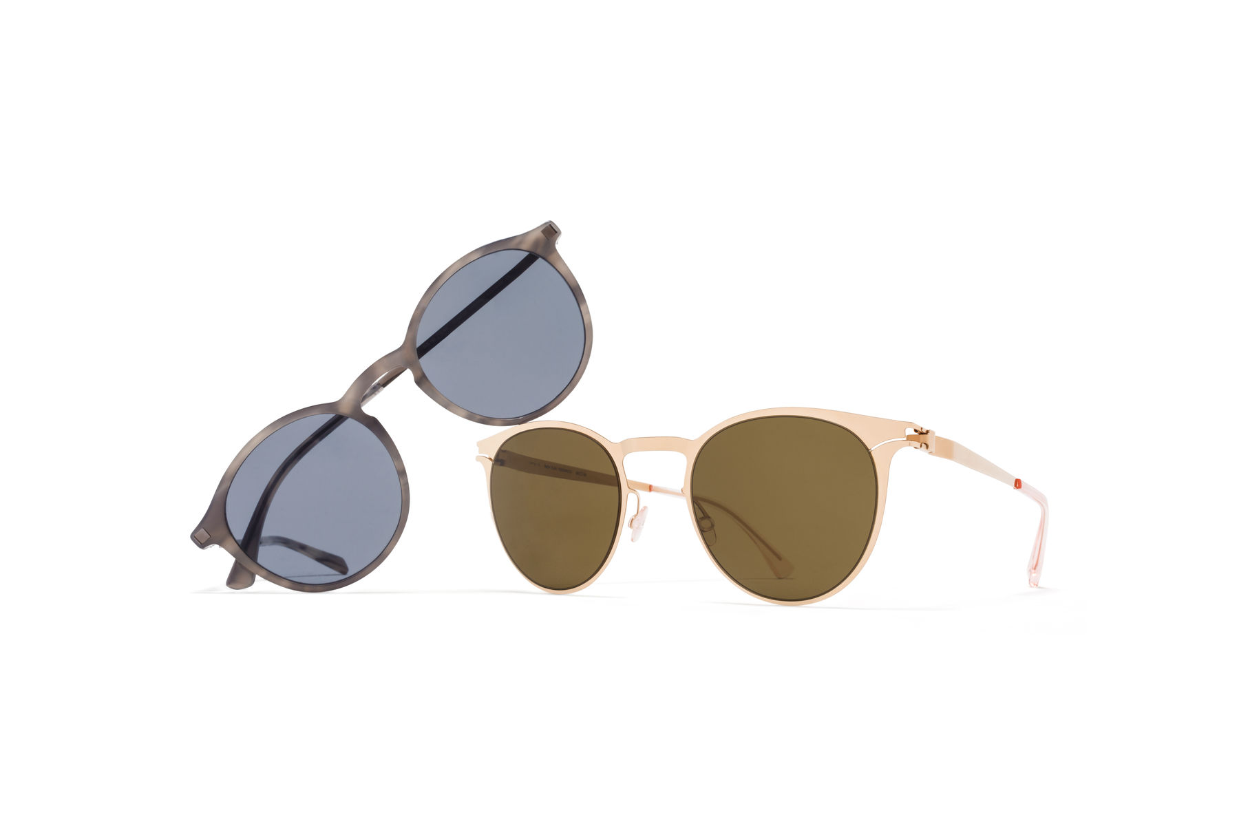 MYKITA - ROUND FRAME SUNGLASSES - MYKITA / PANTO SHAPE SUNGLASSES ...